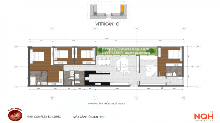 Mặt bằng thiết kế chung cư Anland Complex Dương Nội (dự án Anland 1)